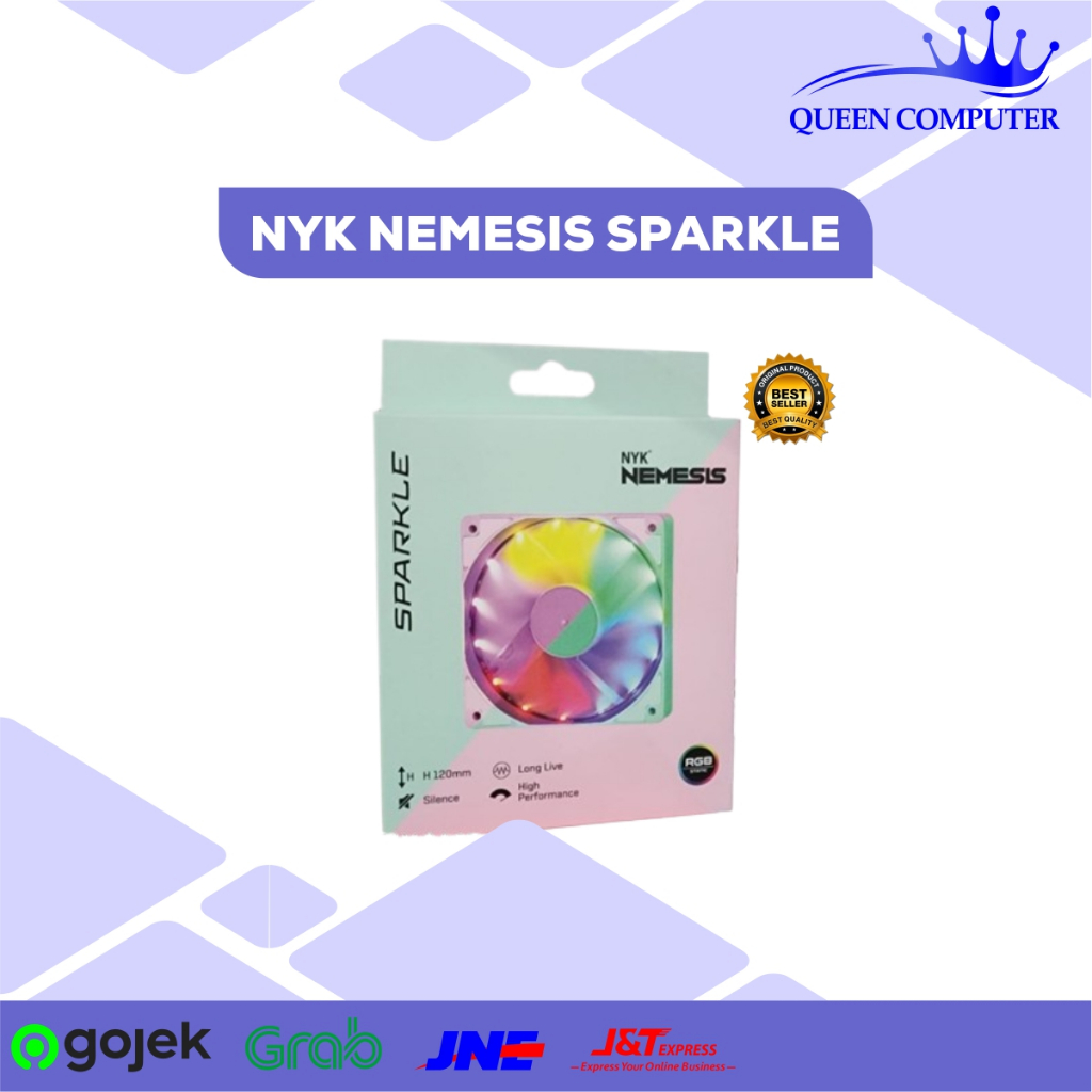 Jual Fan Case RGB NYK Nemesis Sparkle - Fan Casing Statis 12 cm ...