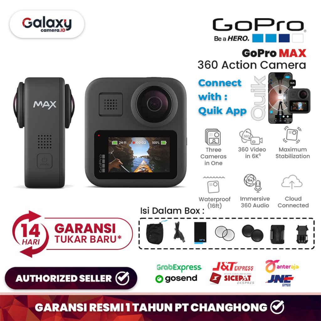 Jual GoPro MAX 360 Action Camera | Shopee Indonesia