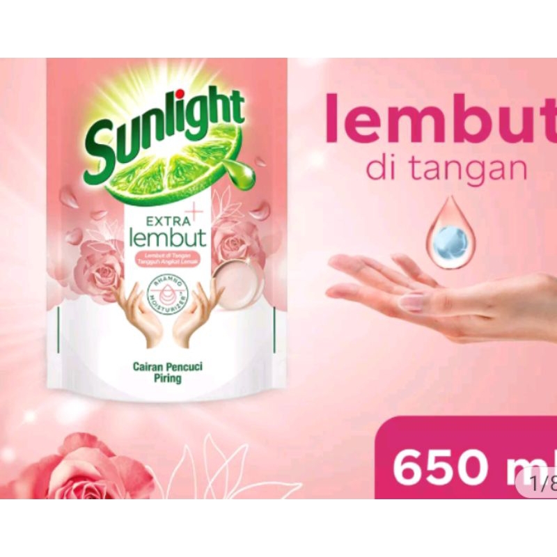 Jual Sunlight lembut di tangan 650ml | Shopee Indonesia