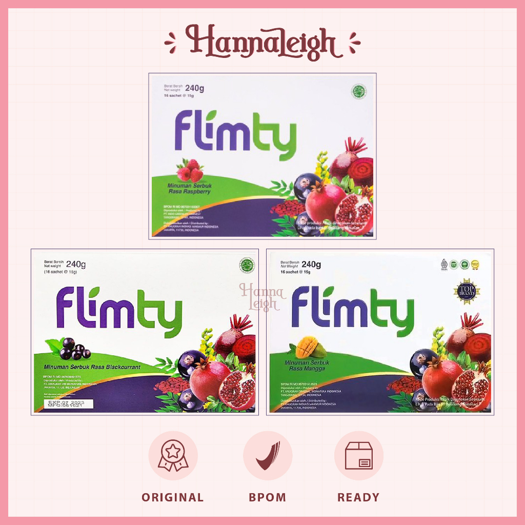 Jual FLIMTY - Fiber Drink Original 16 Sachet | Shopee Indonesia
