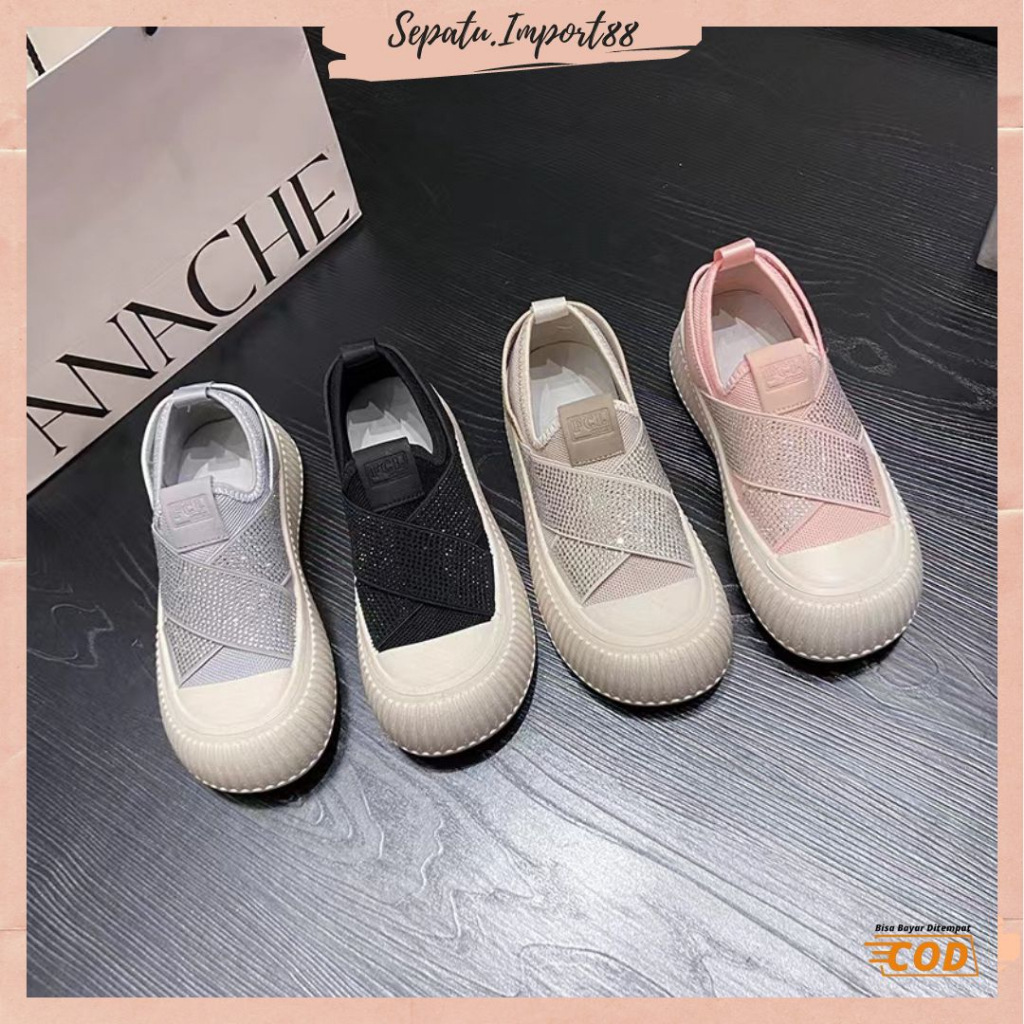 Jual [SEPATU IMPORT88] SP 682 Sepatu Wanita Sneakers Wanita Model Korea ...
