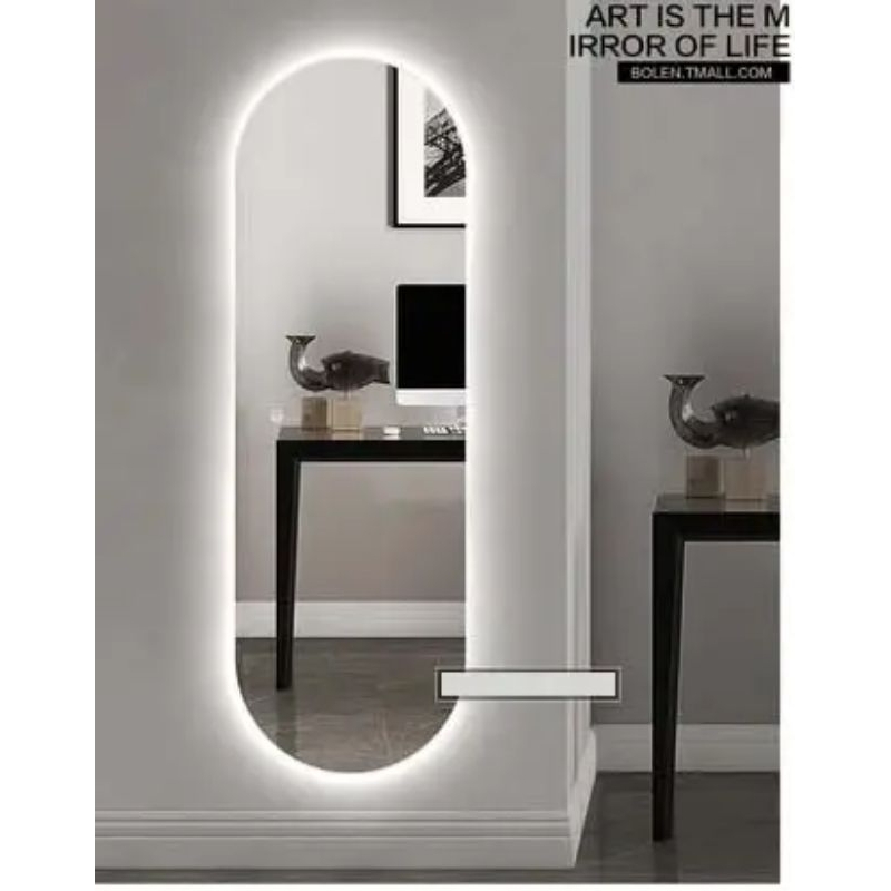 Jual Cermin Jumbo Aestetick lampu led Cermin Aestetick Bulat Atas Bawah ...