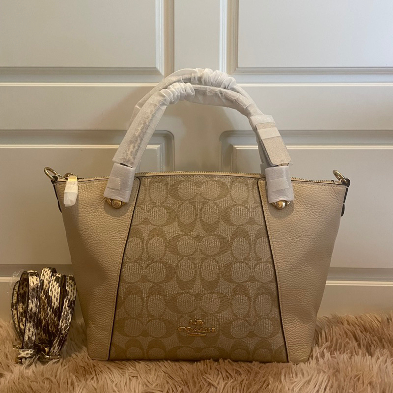 Jual Coach C6230 Kacey Satchel (size P ats 34 x P bwh 25 x L 8.5 x T 23 cm) | Shopee Indonesia