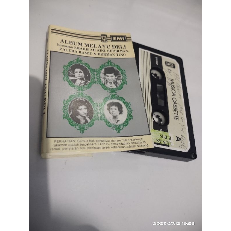 Jual kaset pita lagu melayu deli / sharifah aini, sudirman, zaleha ...
