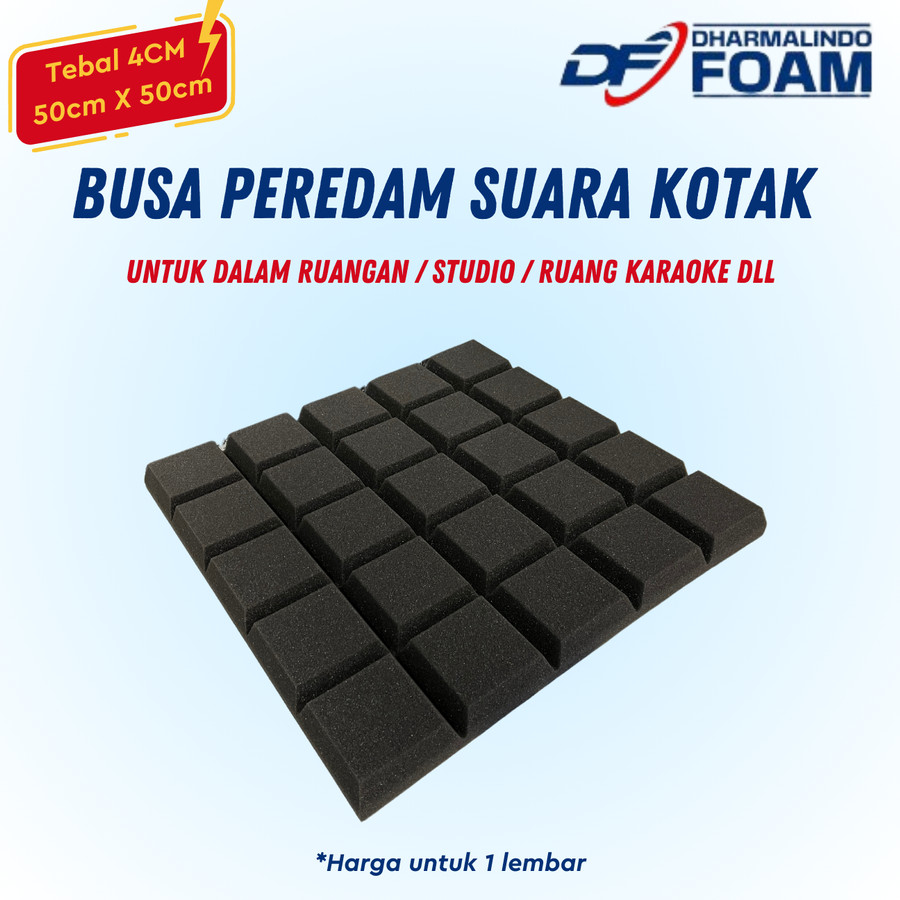 Jual Busa Peredam Suara Ruangan 4cmx50cmx50cm Square/Kotak | Shopee ...