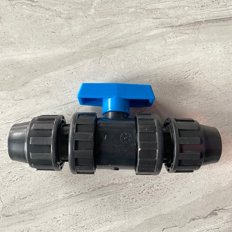 Jual Compression Fitting HDPE Ball Valve 20mm / Stop Kran pipa hdpe 1/2" | Shopee Indonesia