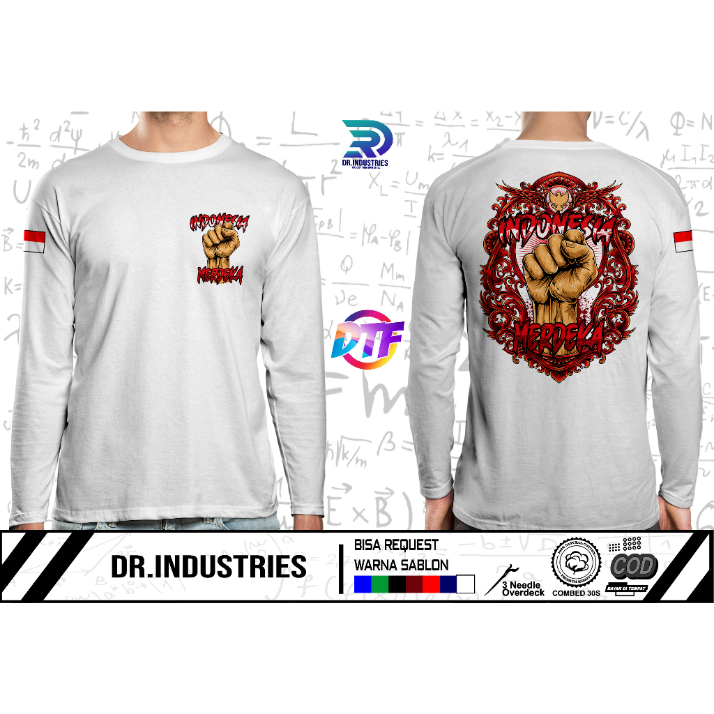 Jual Kaos Lengan Panjang Hut RI 78 Tahun Merdeka Milik Rakyat Terus Melaju Untuk Indonesia Maju ...