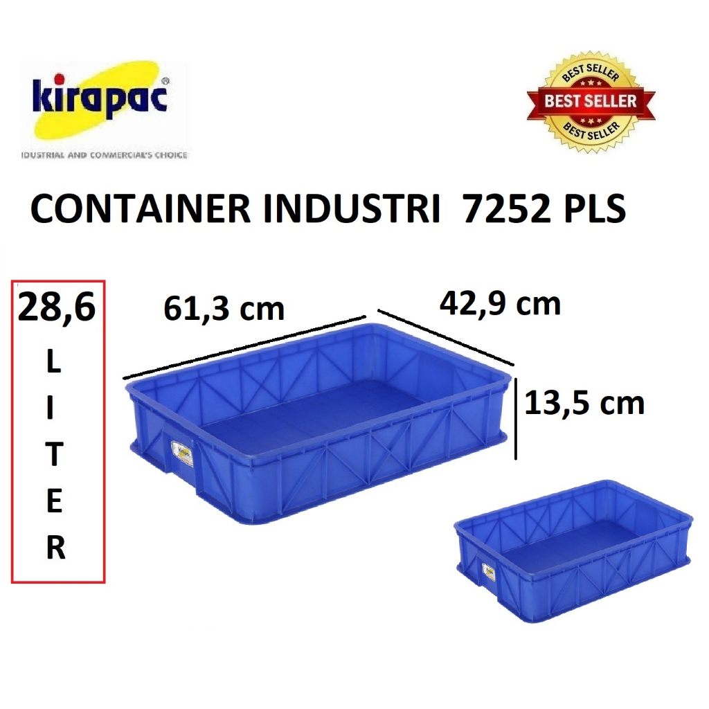 Jual KIRAPAC Industrial Container / Tempat Donat / Roti 7252 PLS (28,6 ...