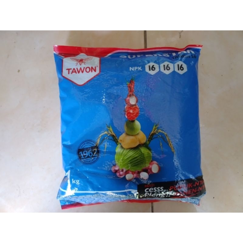 Jual Pupuk Npk 16 16 16 Cap Tawon 1kg | Kemasan Pabrik | Shopee Indonesia
