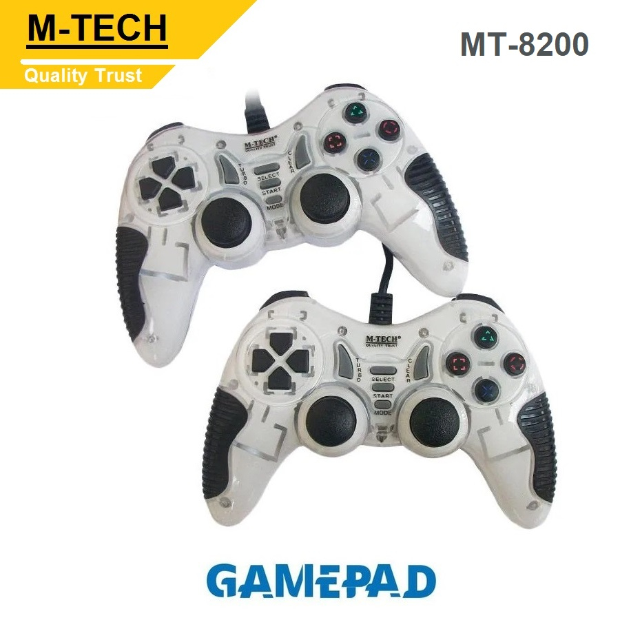 Jual M-Tech MT-8200 Gamepad Double Turbo Joystick Stik Computer PC ...