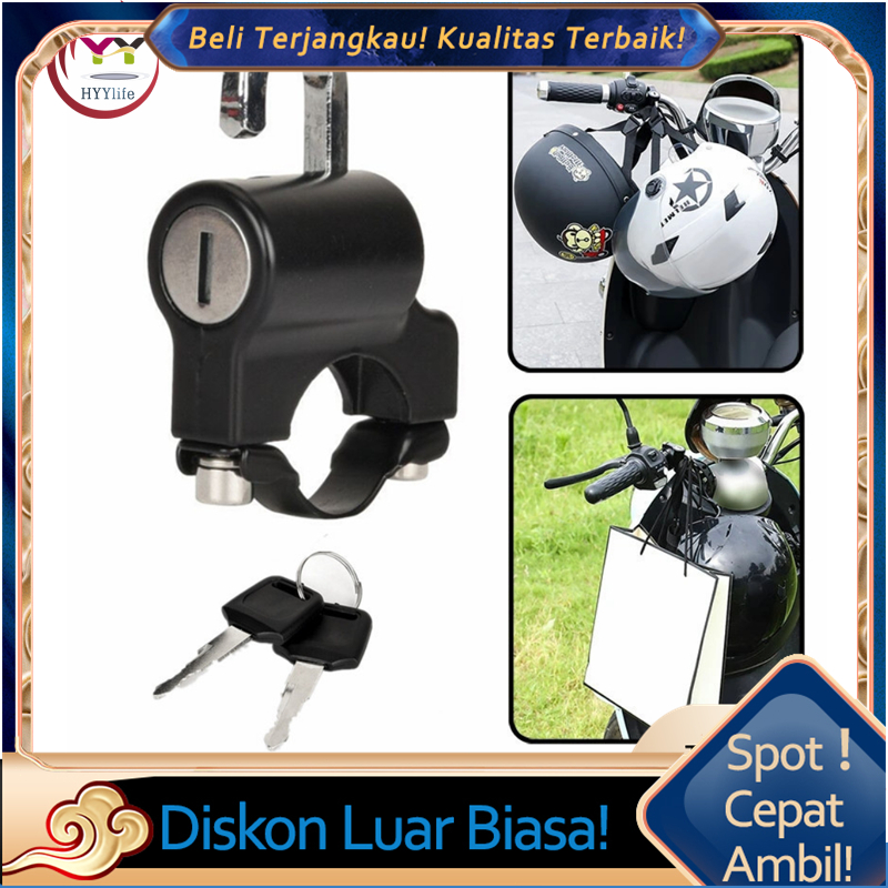 Jual Kunci Gantungan Helm Kunci Pengaman Helm Kunci Helm Motor Anti ...