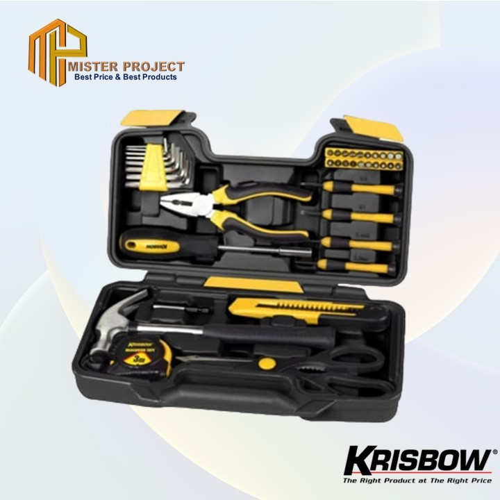 Jual ToolKit 39 Pcs Krisbow/ ToolKit Box Krisbow/ Kotak Alat Mekanik ...