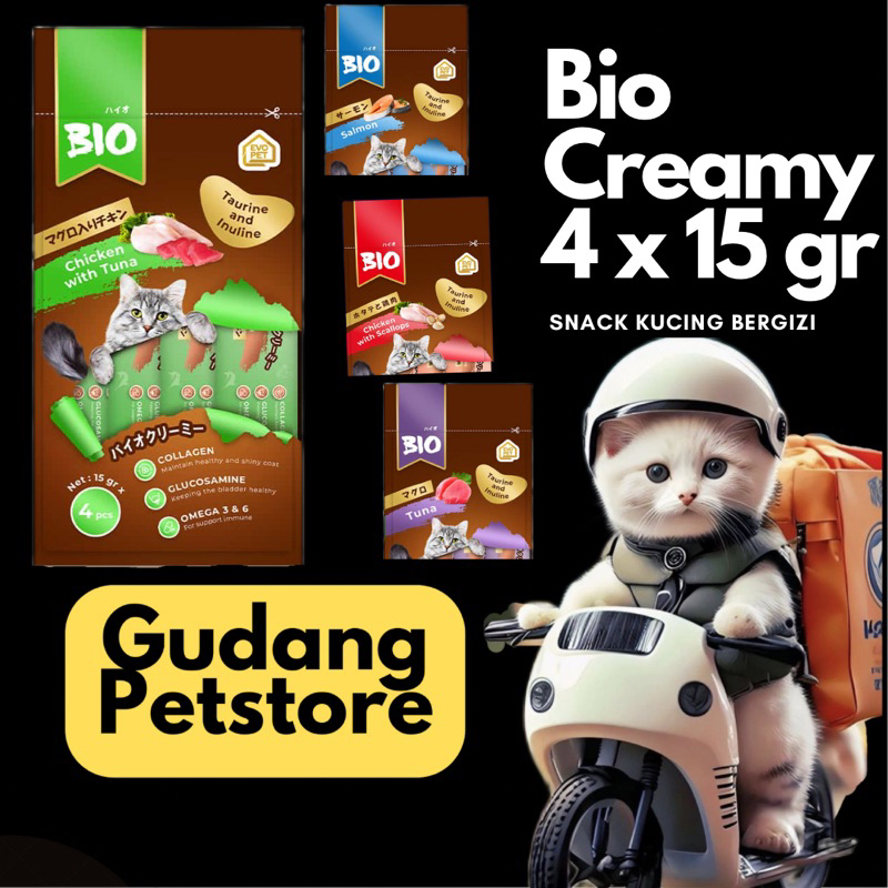 Jual PROMO: BIO CREAMY TREATS Baim Wong isi 4pcs setara Meo Creamy ...