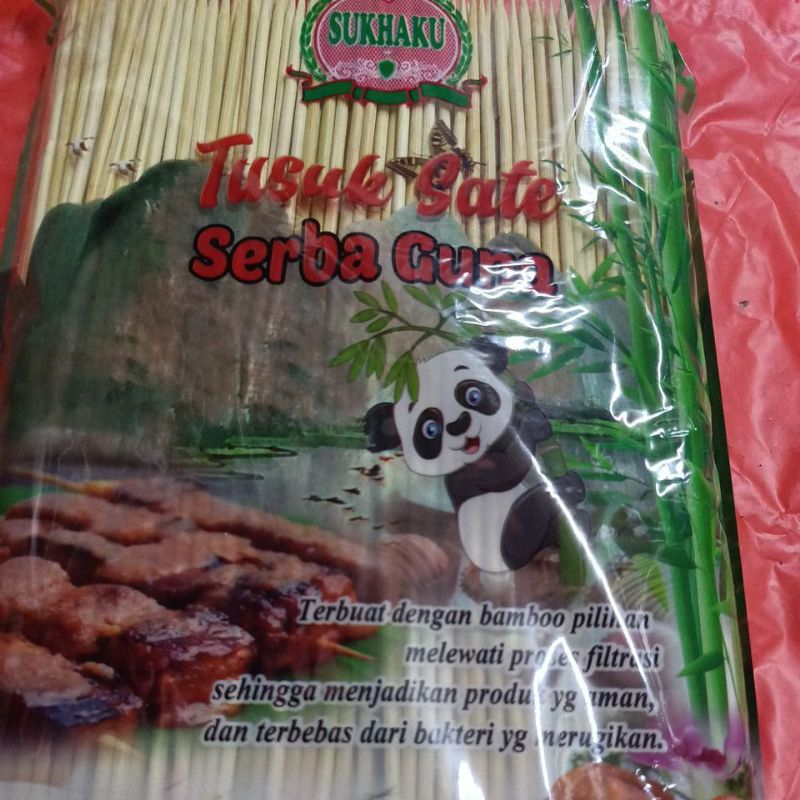 Jual TUSUK SATE PANDA ( 1 BUNGKUS) KEMASAN 500 GRAM | Shopee Indonesia