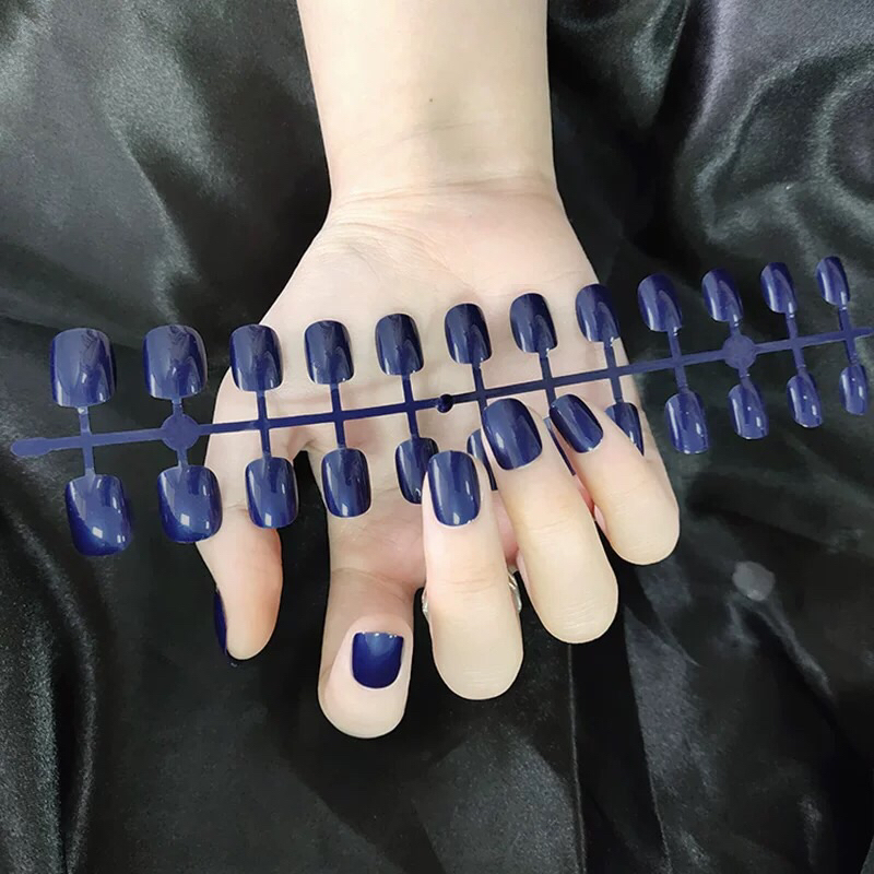 Jual CQ06 - TJP992 / 24pcs Kuku Palsu Oval Glossy Pendek / Kuku Palsu ...