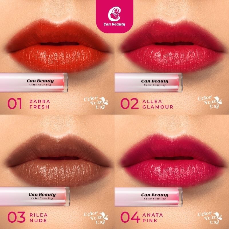 Jual LIP CREAM CAN BEAUTY (mate) | Shopee Indonesia