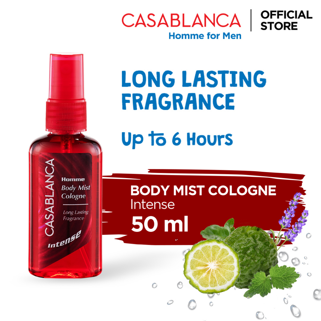 Jual Casablanca Body Mist Intense (Red, 50ml) Parfum Wanita Tahan Lama ...