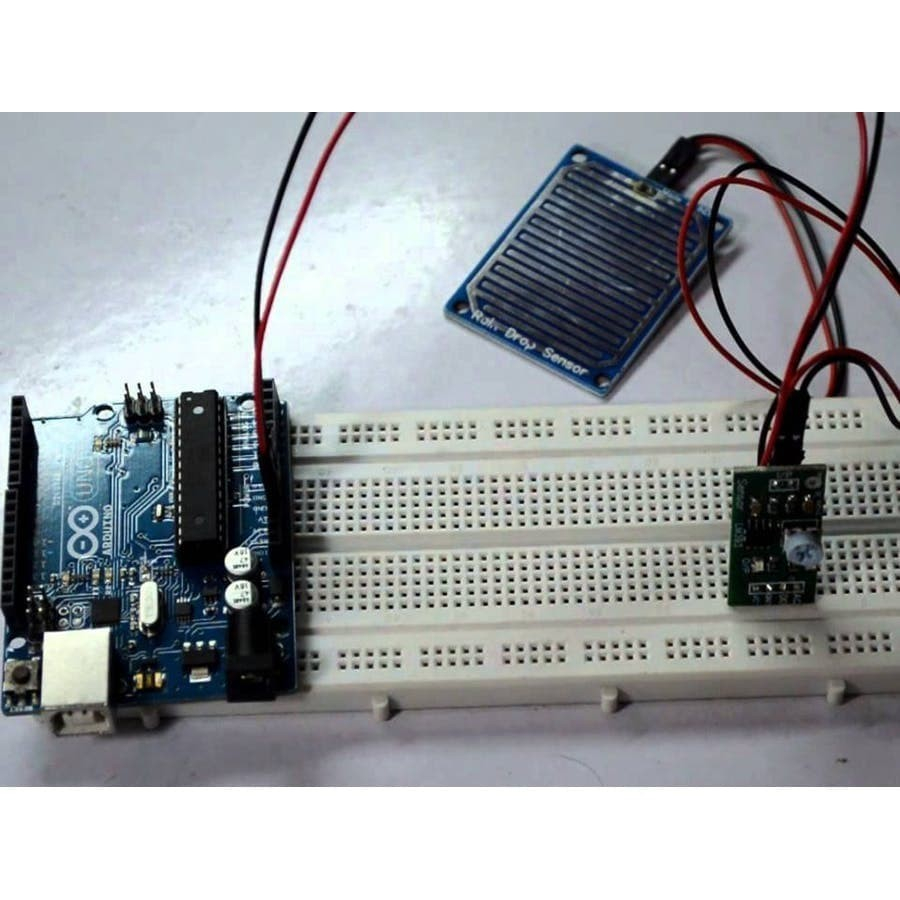 Jual Water Level Rain Drop Sensor Rintik Air Hujan Humidity Arduino ...