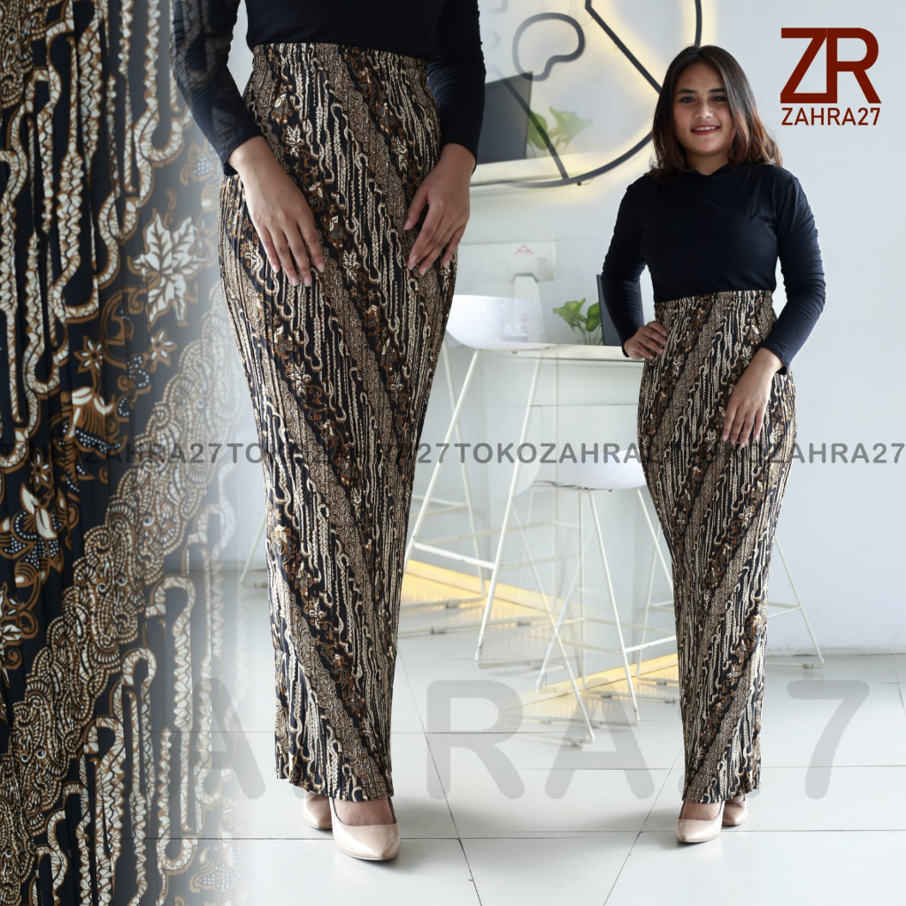 Jual Rok Plisket Batik Bawahan Kebaya bisa Jumbo Kondangan Seragaman ...