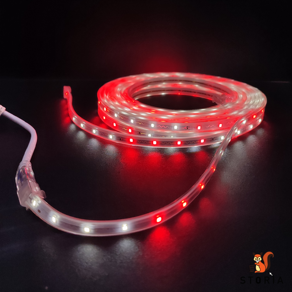 Jual Lampu LED strip selang merah putih + adaptor | Shopee Indonesia