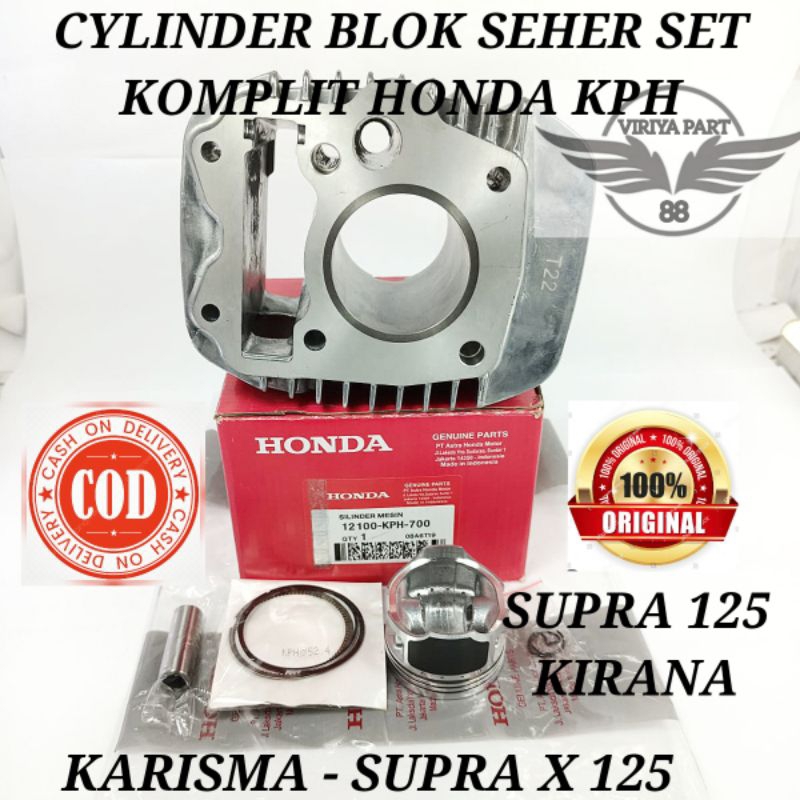 Jual CYLINDER BLOK SEHER PISTON RING KOMPLIT HONDA KPH KUALITAS ORIGINAL HONDA AHM PRESISI ...