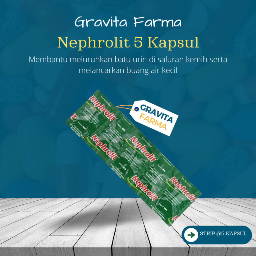 Jual Nephrolit - Strip 5 Kapsul | Shopee Indonesia