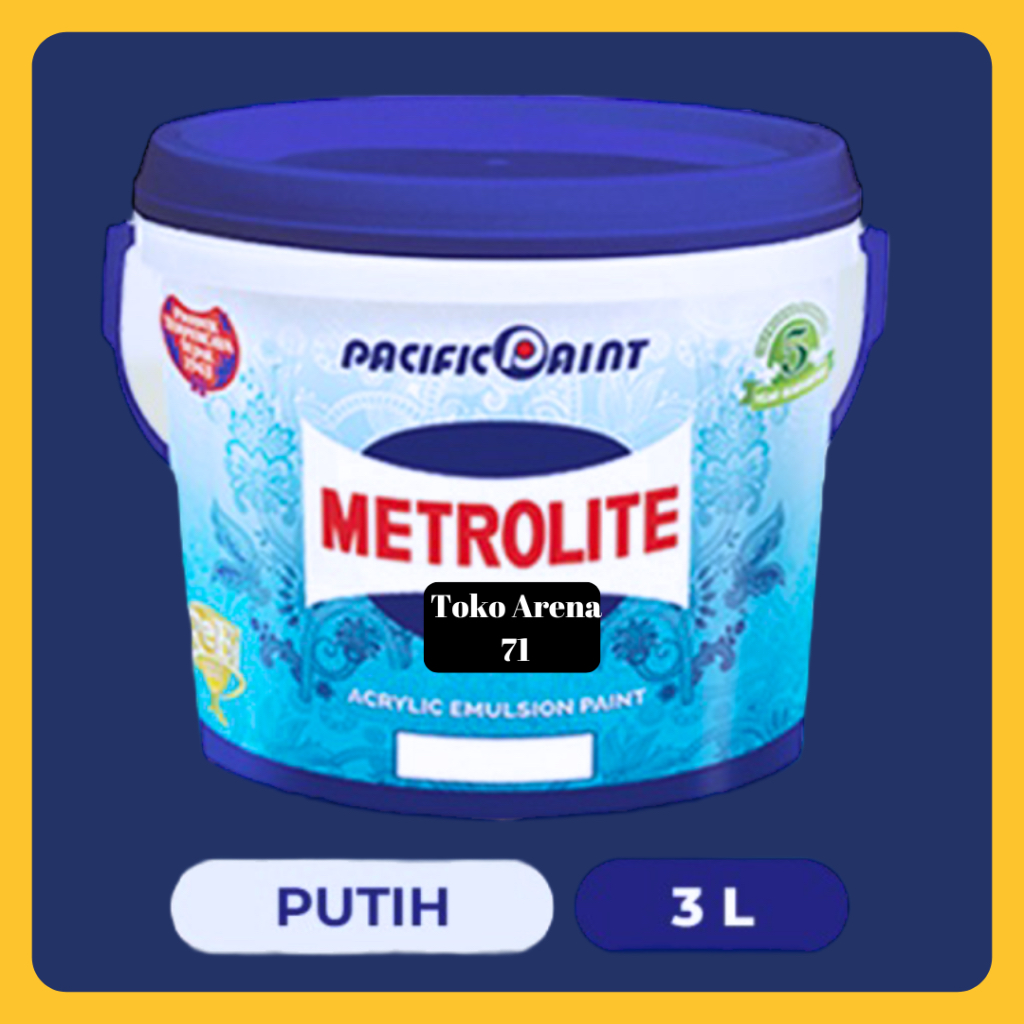 Jual CAT TEMBOK METROLITE 3L 5KG 3 L 5 KG 3 LITER 3LITER | Shopee Indonesia