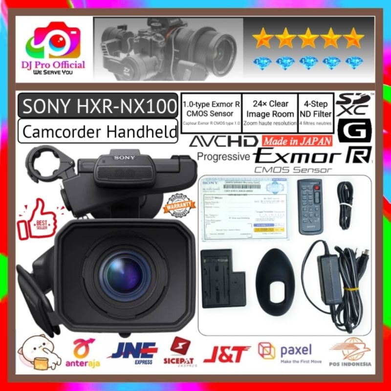 Jual SONY HXR-NX100 FULL HD NXCAM HXR NX 100 CAMCORDER Handycam Up to ...