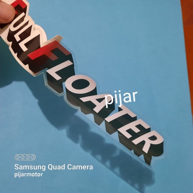 Jual Stiker Transparan 'E. Full Floater' Arm Suzuki RGR 150 Sprinter ...