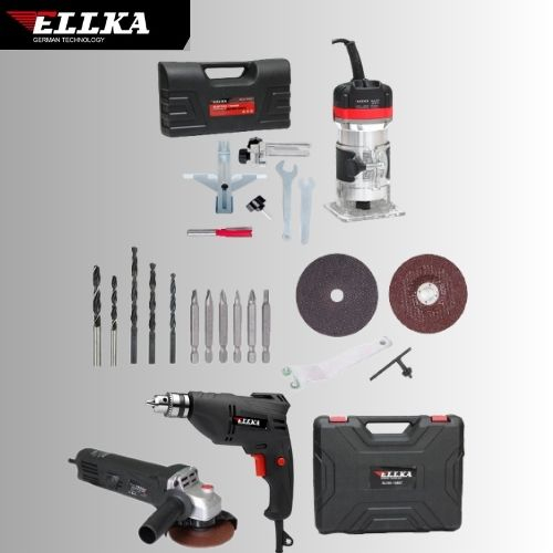 Jual PAKET 2 BOX ISI 3 ITEM!!! MESIN PROFIL ROUTER TRIMMER KAYU 6MM ...