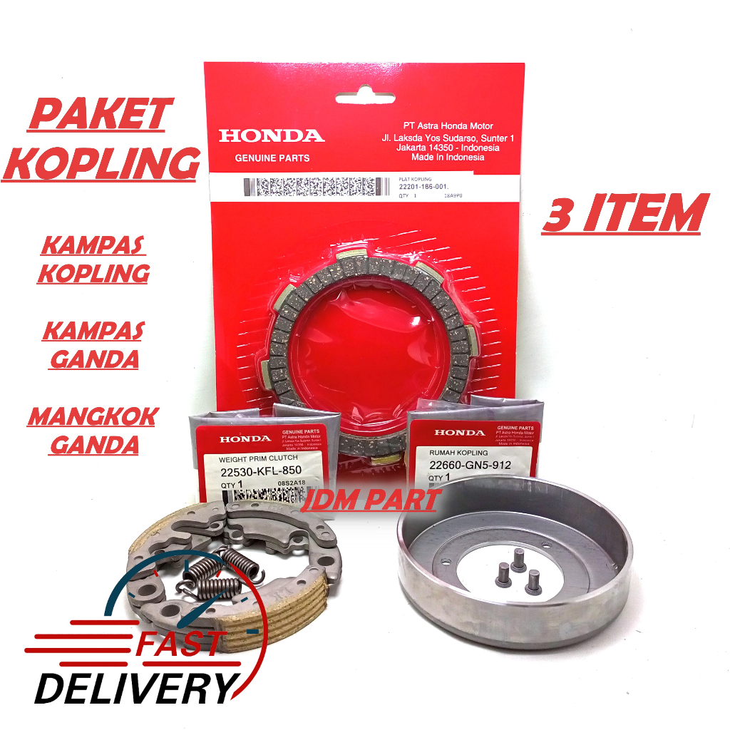 Jual PAKETAN KOPLING HONDA REVO LAMA / SUPRA FIT NEW / REVO 100 / LEGENDA / FIT LAMA / FIT X ...