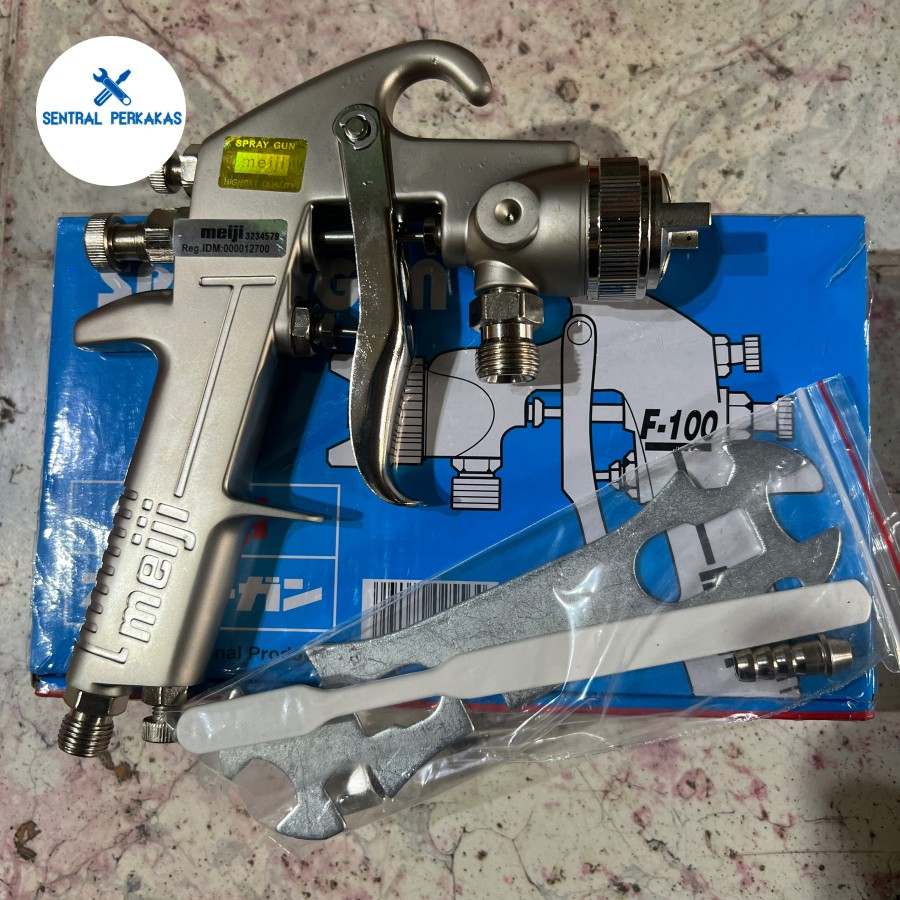 Jual Spray Gun Meiji F100 Tabung bawah Meiji | Shopee Indonesia