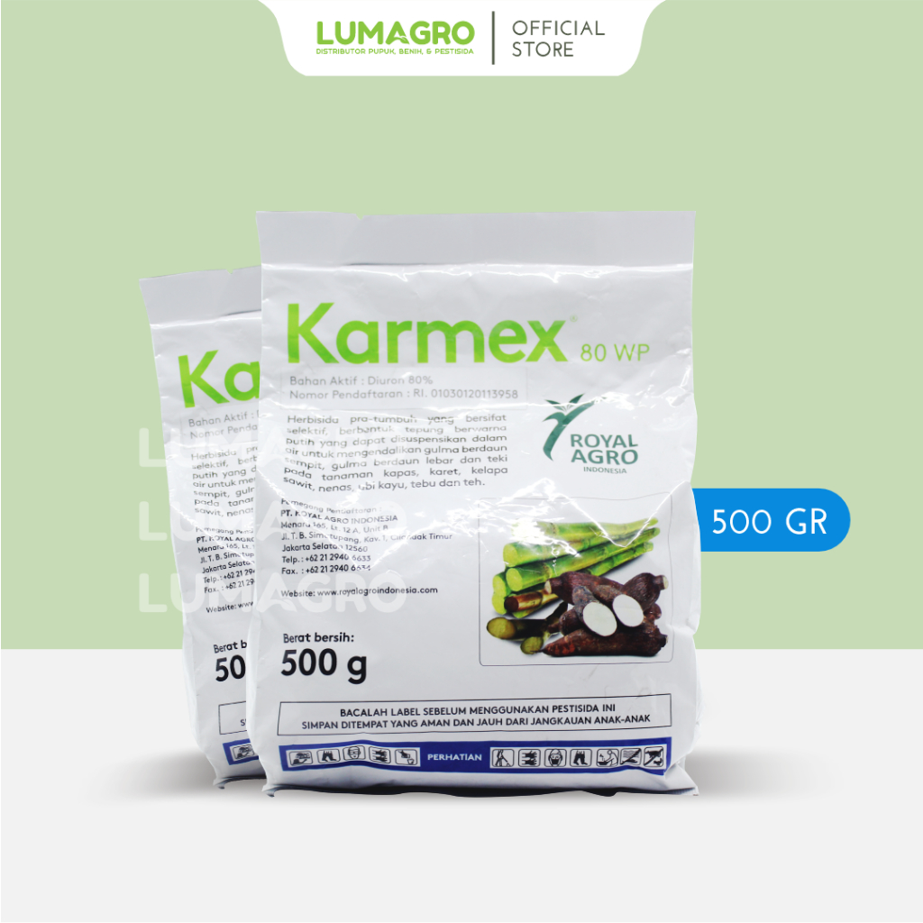 Jual Herbisida Karmex 80WP 500gr Diuron Pembasmi Gulma Daun Lebar dan ...