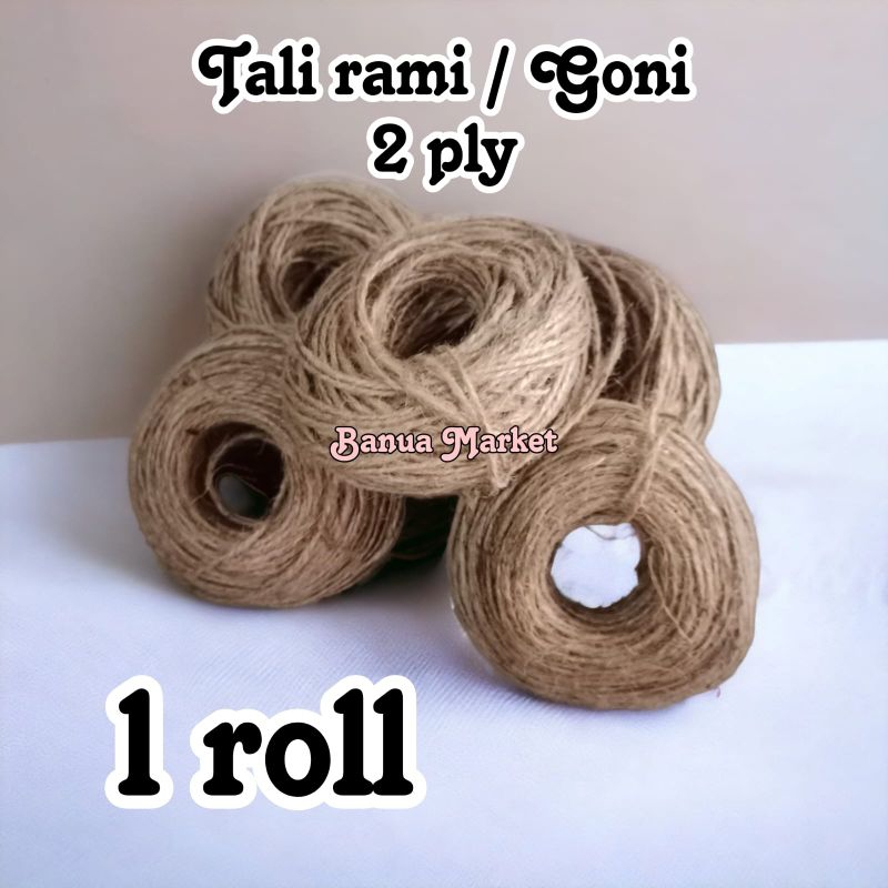 Jual Tali Rami / Goni / Tali Hampers 2 ply dan 3 ply | Shopee Indonesia