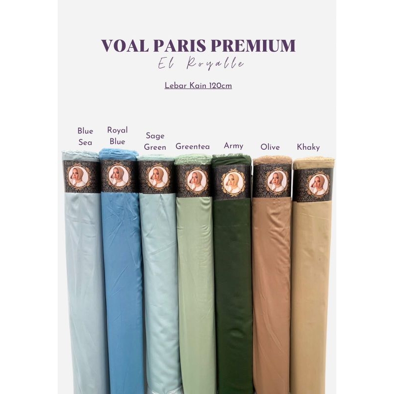 Jual KAIN VOAL PARIS / PARIS PREMIUM / BAHAN HIJAB / SQUARE / SEGI ...