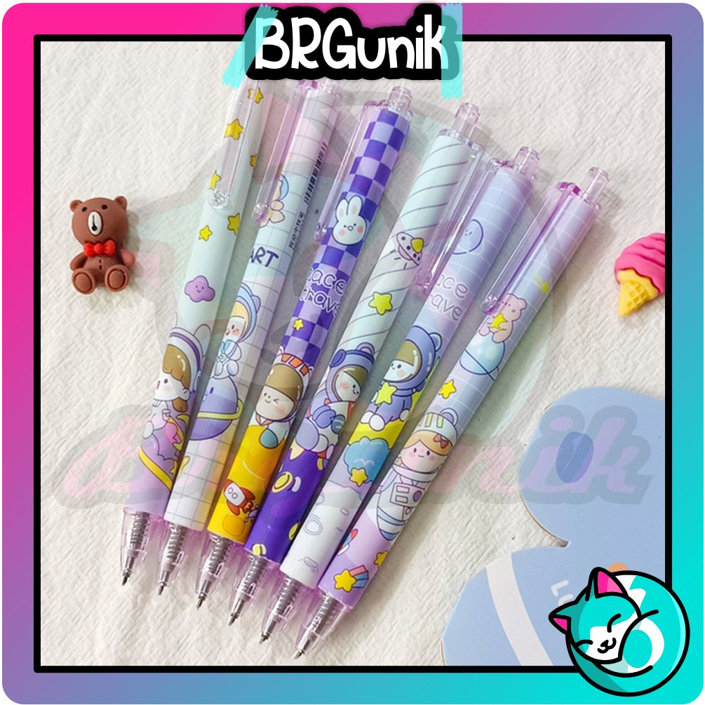 Jual BRGUNIK Pulpen Gel Motif Cartoon Pulpen Pelajar Dan Kantor Pena ...