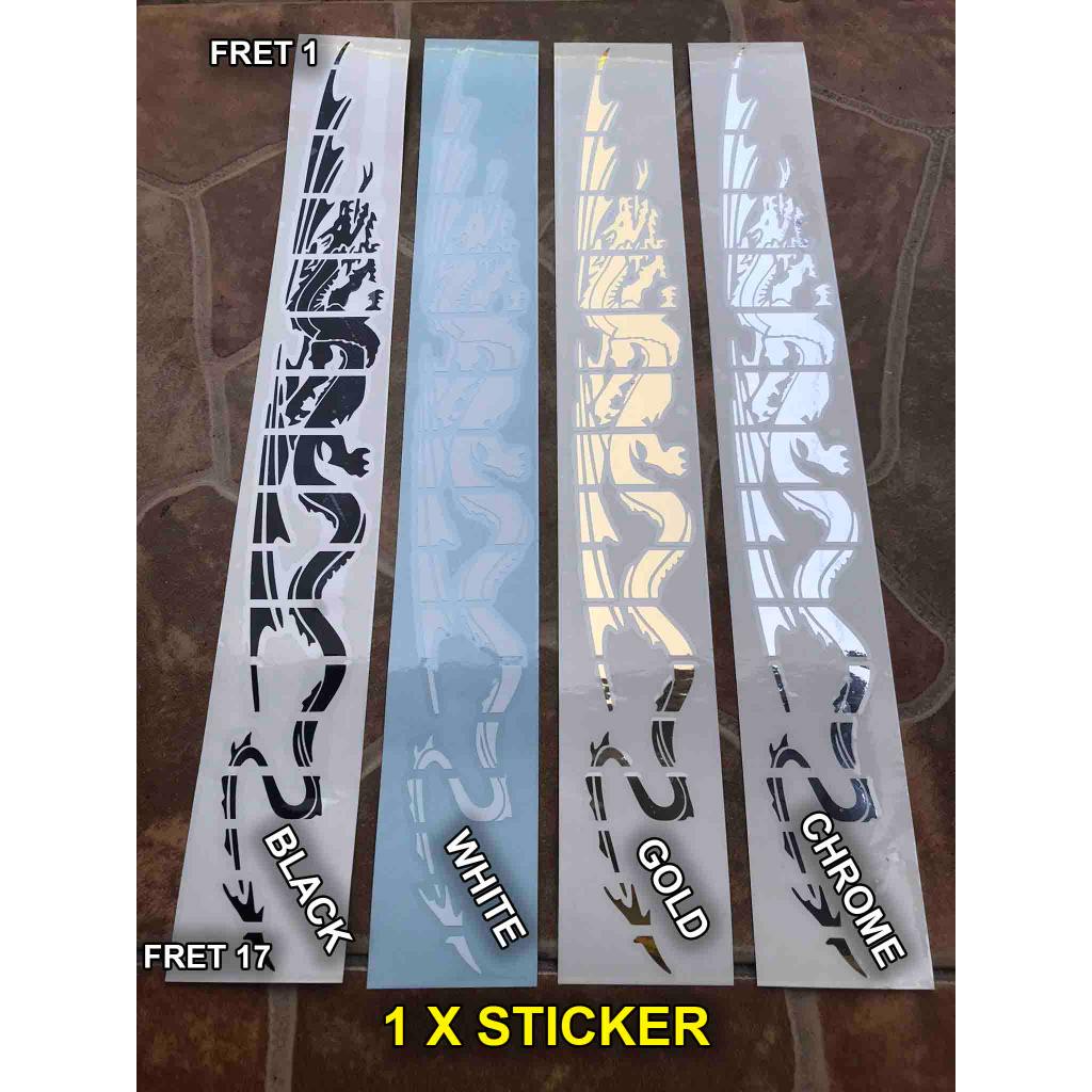 Jual Dragon Ular Naga Sticker Inlay Gitar Fretboard Elektrik Akustik ...