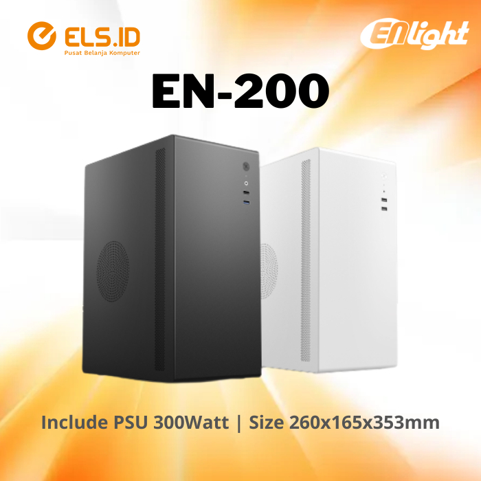Jual Enlight EN-200 m-ATX Include PSU 300Watt | Shopee Indonesia
