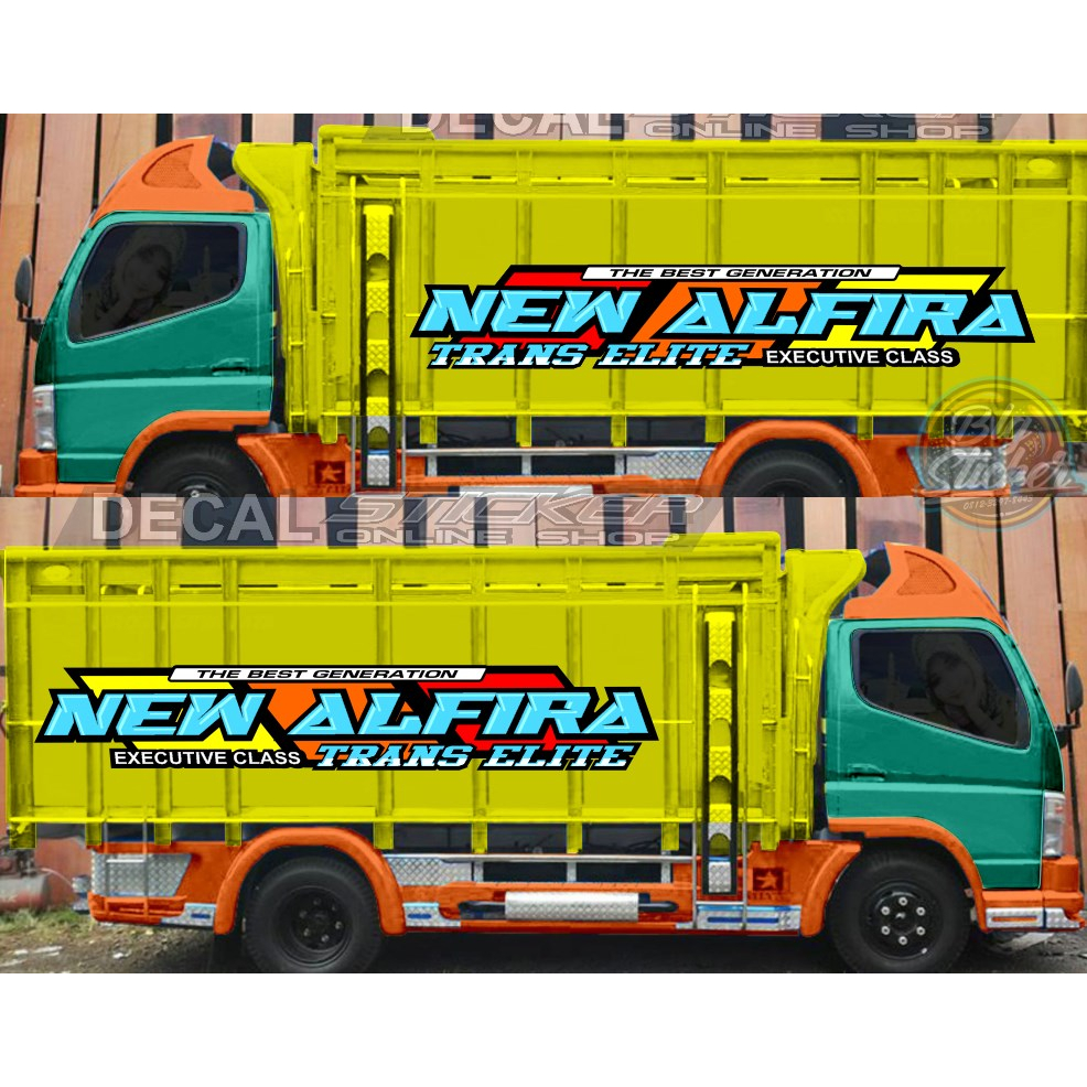 Jual STIKER TULISAN BAK TRUK VARIASI KANAN KIRI CUSTOM | Shopee Indonesia