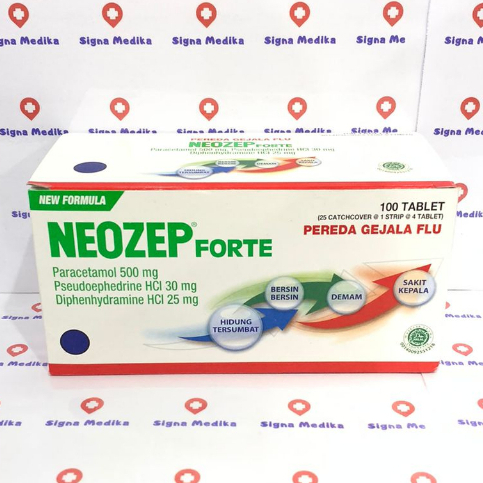 Jual Neozep Forte Box Isi 25 Strip @4 Tablet - Obat Demam Batu & Flu ...