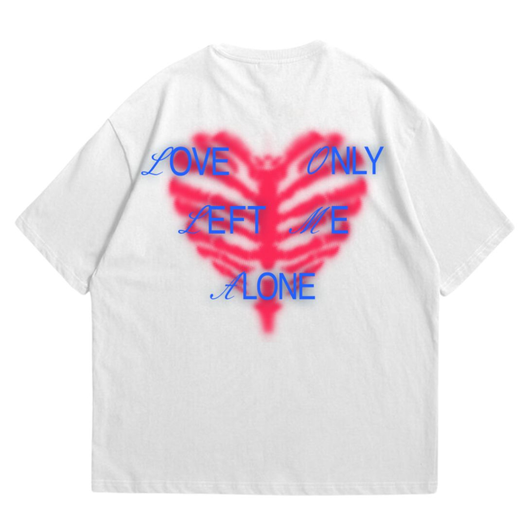 Jual Nuvous - Oversize T-Shirt Heartbreak 24s / kaos oversize unisex ...