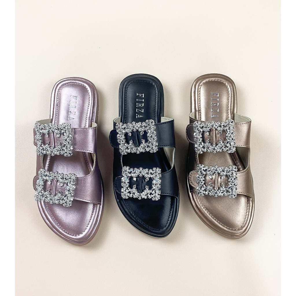 Jual FIRZA SENDAL WANITA CATELYN MODEL SLOP TERBARU | Shopee Indonesia