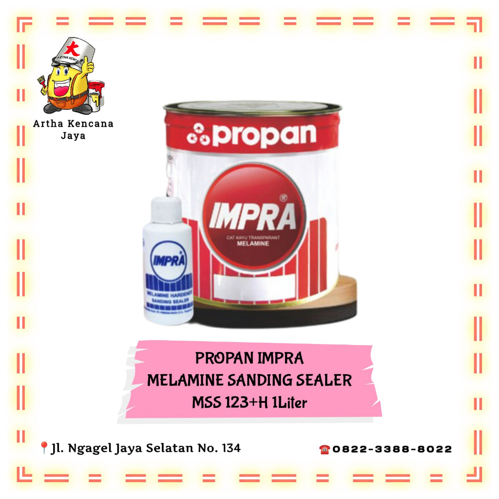Jual IMPRA MELAMINE SANDING SEALER MSS 123+H 1L | Shopee Indonesia