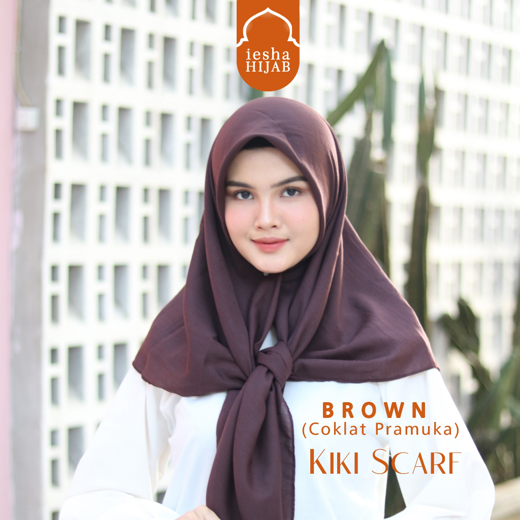 Jual JILBAB COKLAT SEGI EMPAT, JILBAB PRAMUKA, SERAGAM PRAMUKA, HIJAB ...