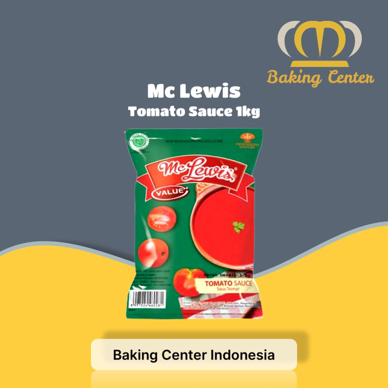 Jual Mc Lewis Tomato Sauce 1kg - Saus Tomat Mc Lewis 1kg | Shopee Indonesia