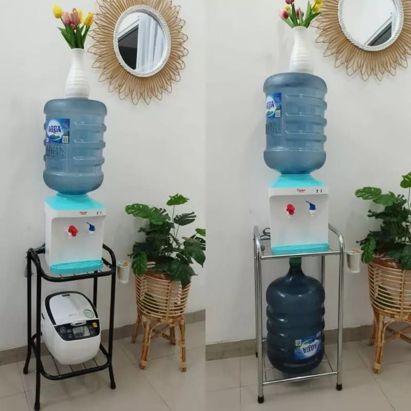 Jual Rak dispenser/ Rak galon 2 susun serba guna. bahan besi | Shopee ...