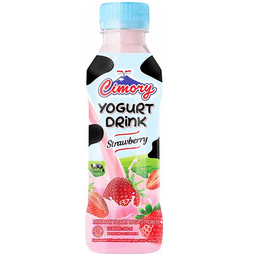 Jual Cimory yogurt strawberry 240 ml | Shopee Indonesia
