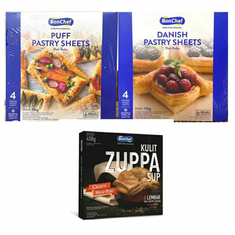 Jual Bon Chef Puff / Danish Pastry Zuppa Soup Sheet Croissant GOJEK ...