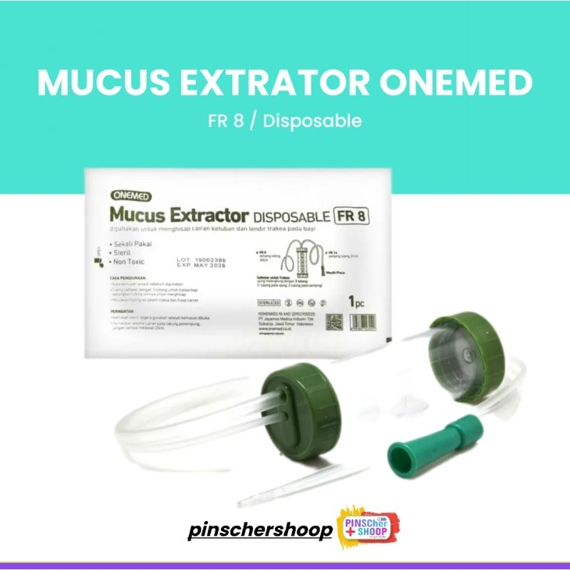 Jual Mucus Extractor FR 8 Hijau OneMed Penyedot Lendir Bayi Onemed ...