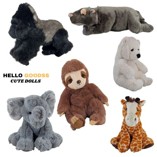 Jual Boneka Binatang Gajah Elephant Gorila Kingkong Sloth Jerapah ...
